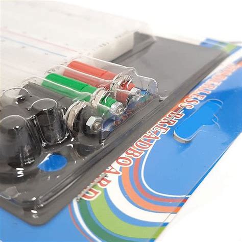 Protoboard 1260 Pontos com Base Metálica Eletrogate 12 anos