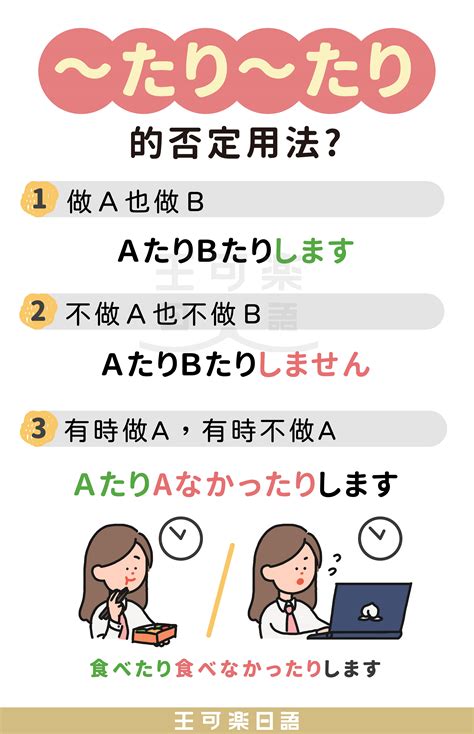 たり～たり」的否定用法？ 社群貼文 王可樂日語