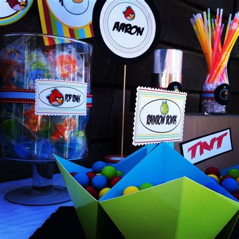 Angry Birds Party Candy Bar Angry Birds Party Candy Bar Party Bird