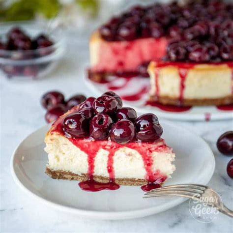 The Best Homemade Cherry Cheesecake Sugar Geek Show