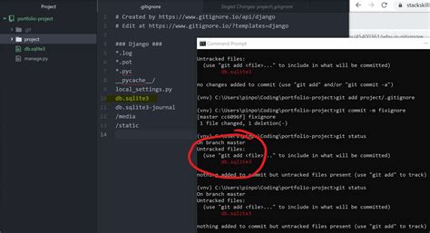git ignore not working please help r git