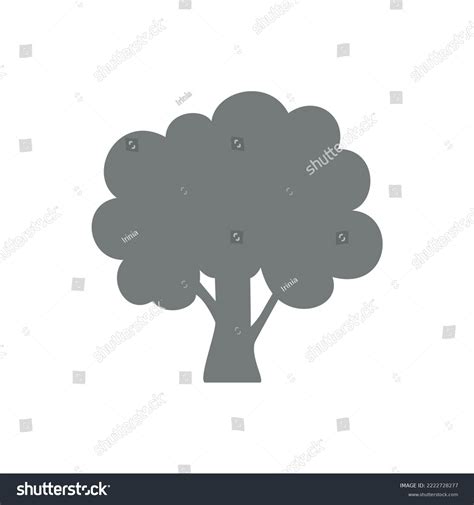 Flat Icone Tree Vector Illustration Stock Vector Royalty Free 2222728277 Shutterstock