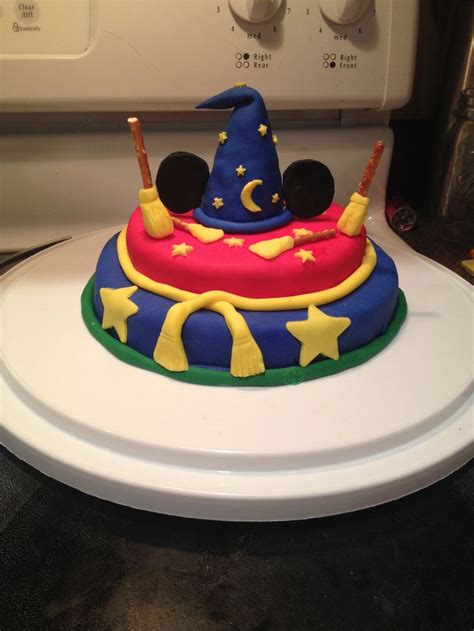 Mickey Mouse Sorcerers Apprentice Cake Cake Disney Cakes Cake