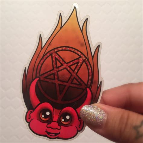 Devil Troll Sticker Etsy