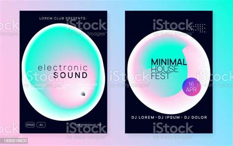 네온 플라이어 커버에 대한 밝은 효과 트랜스 및 콘서트 디자인 현대 음악 배너 프레젠테이션 템플릿에 대한 미래 패턴입니다 핑크와 청록색 네온 플라이어 1970 1979 년에