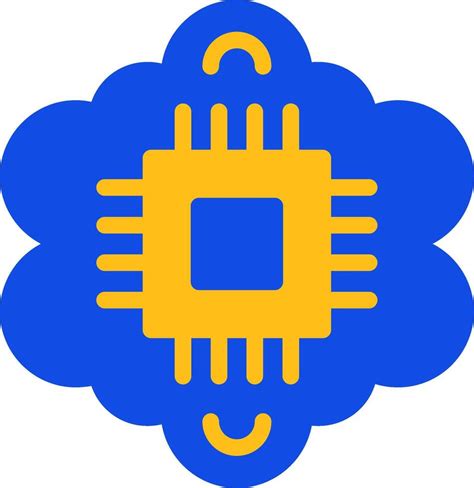 Cognitive Computing Flat Two Color Icon 39492988 Vector Art At Vecteezy