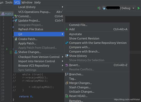 git的基本使用以及clion內置的配置 clion git csdn博客