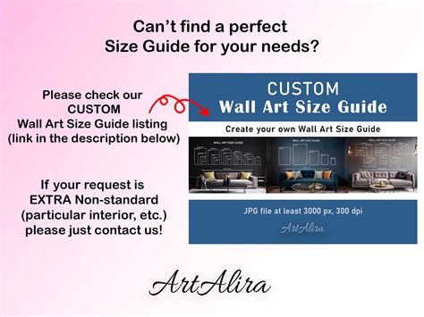 Large Wall Art Size Guide 4x3 Aspect Ratio Landscape Frame Etsy Australia
