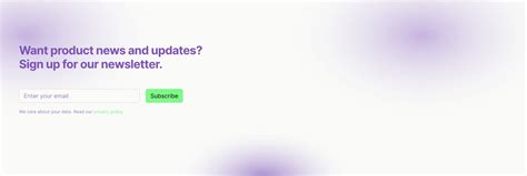 newsletter sections official ninjabootstrap ui components