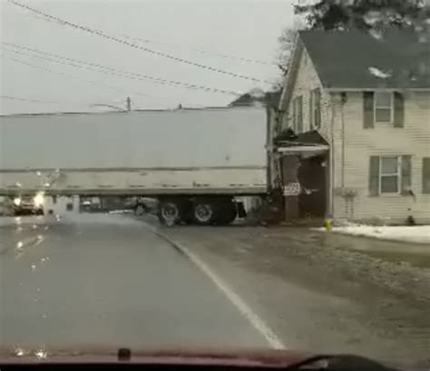 Video Backing Truck Driver Hits House