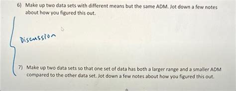 Solved 6 Make Up Two Data Sets With Different Means But The Chegg Com