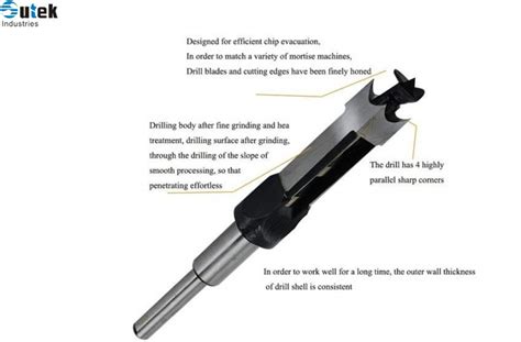 Square Hole Mortising Chisel Bit Shanghai Sutek Industries Co Ltd 上海索为实业有限公司 Enterprise With