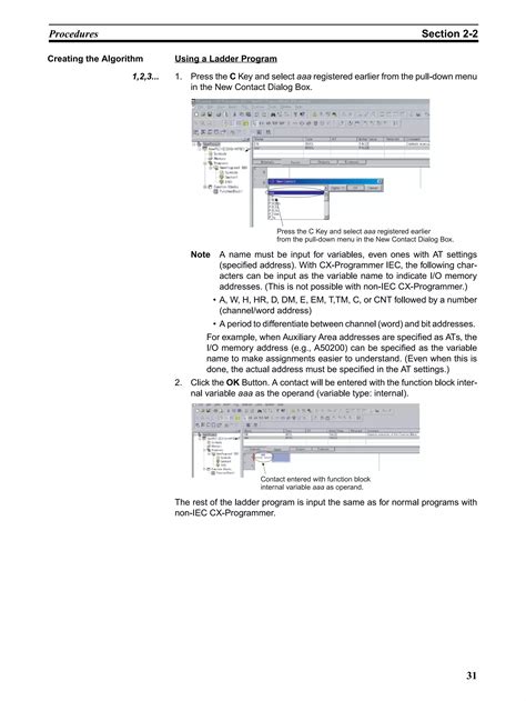 W427 E1 01ws02 Cpic1 Ecx Programmer Iec Operation Manual Pdf