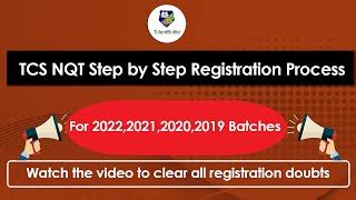 Step By Step Tcs Nqt Registration Process Batch How To Register For Free Tcs Nqt