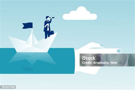 기대하세요 비전 사업 개념입니다 망원경을 보고 있는 성공한 사업가 가장자리에 대한 스톡 벡터 아트 및 기타 이미지 가장자리