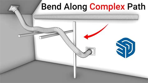 Bend Objects Along Complex Path In Sketchup Youtube