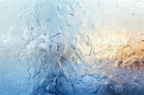 Silver And Blue Frosted Glass Texture Background Premium Ai Generated