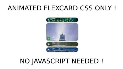 How To Create A Stunning Flexbox Image Cards With Css Only Expandable Image Card No