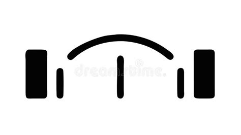 Abstract Bridge Structure Icon For Connection And Travel Vector Design Generative Ai Stock