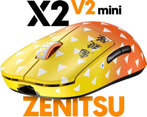 [demon Slayer] X2 V2 Mini Zenitsu Gaming Mouse Pulsar Gaming Gears
