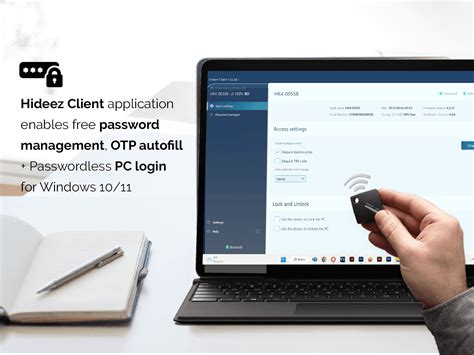Hideez Key Fido2 Security Key And Lock Authenticator For Windows