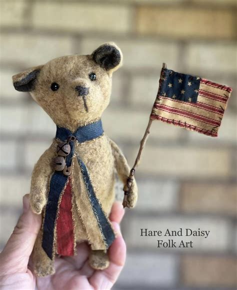 Teddy Bear With American Flag