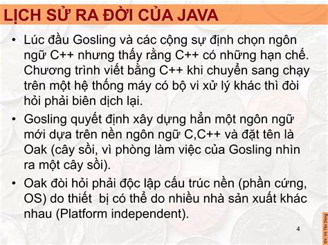 Bài giảng lập trình Java cơ bản Java Programming PPT