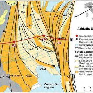 Location Of The Investigated Area The Red Dots And Line Indicate The Download Scientific