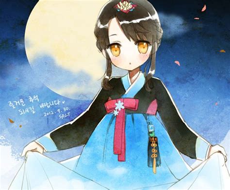 오늘의유머 우리나라 일러스트레이터들이 그리신 예쁜 한복 그림들 캐릭터 일러스트 캐릭터 아트 귀여운 예술