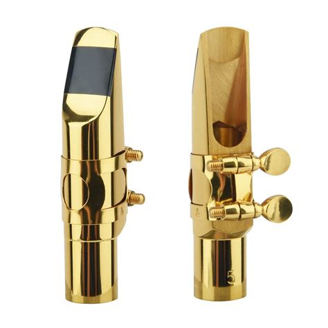 Alto Sax Saxophone Mouthpiece Wcap And Ligatures Brass