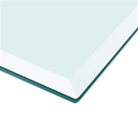 Table Top Tempered Glass Rectangular 1000x620 Mm