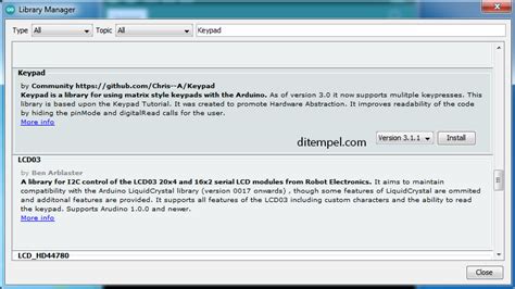 Menghubungkan Keypad 4x4 Dengan Arduino Ditempel