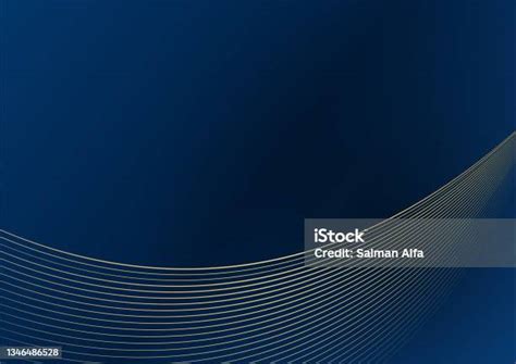 프리젠 테이션 배경에 대한 골드 빛나는 라인 요소와 어두운 파란색 배경 고급 기하학적 패턴과 금색 조명 라인추상 템플릿 다크 블루 럭셔리 프리미엄 배경 금색에 대한 스톡