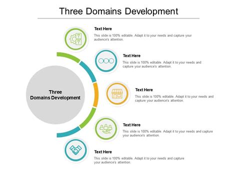 Three Domains Development Ppt Powerpoint Presentation Inspiration