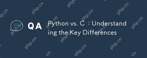 Python Vs C：了解關鍵差異 Python教學 Php中文網