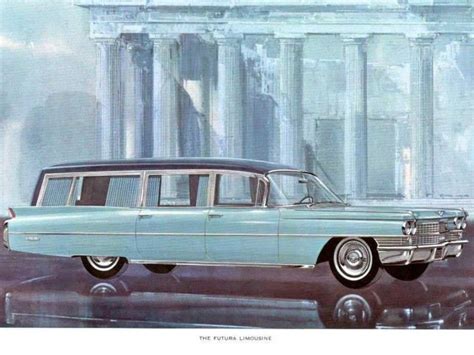 1962 Cadillac Hearse And Ambulance Models Lineup By Miller Meteor