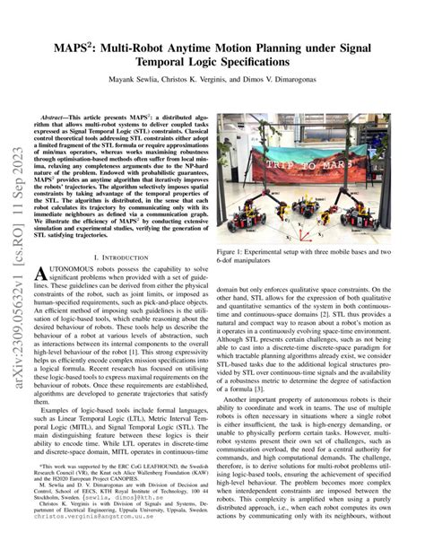 Maps2 Multi Robot Anytime Motion Planning Under Signal Temporal Logic