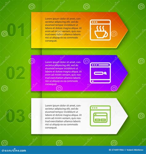 Set Line Software Clipboard With Checklist And Binary Code Icon Vector