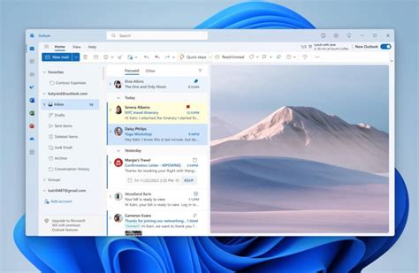 Outlook For Windows App Replaces Mail And Calendar In New Windows 11 Preview Software News