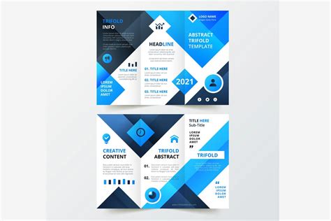 طرح لایه باز بروشور تبلیغاتی شرکتی و تجاری شماره 60 کد 23004