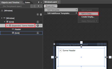 Customize Expander Control In Wpf Method ~ Of ~ Tried