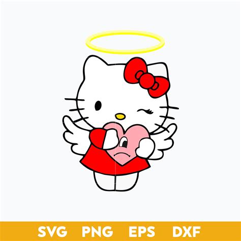 Hello Kitty Bunny Cupid Valentine Svg Bad Bunny Valentine S Inspire
