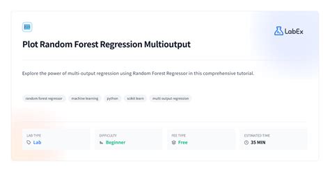 Mastering Multi Output Regression With Random Forest Labex