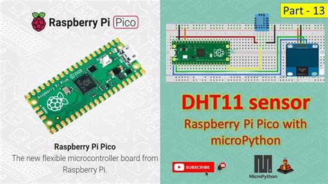 DHT Sensor With Raspberry Pi PICO YouTube