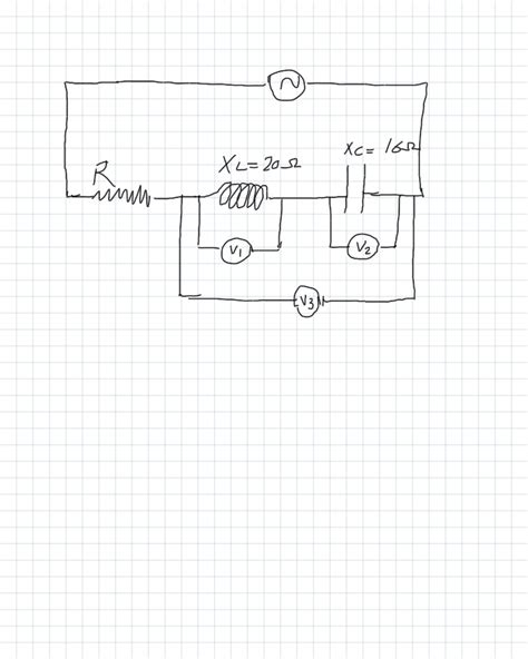 Circuit Analysis The Equivalent Potential Difference Across An Inductor And A Capacitor