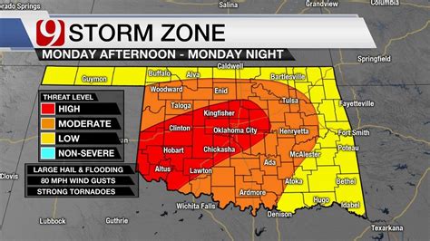 Oklahoma Severe Weather Update What You Need To Know For Monday