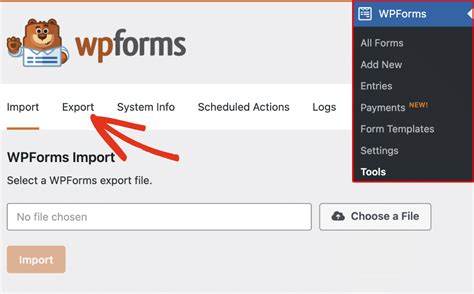 How To Import And Export Wpforms