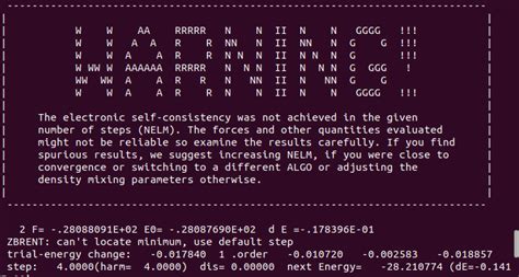 How To Achiev Electron Self Consistency In Hybrid VASP Calculation ResearchGate