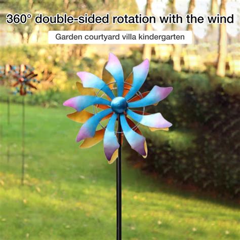 Badu Bg Двустранна градинска метална въртяща се въртяща се метална въртяща се класическа въртяща