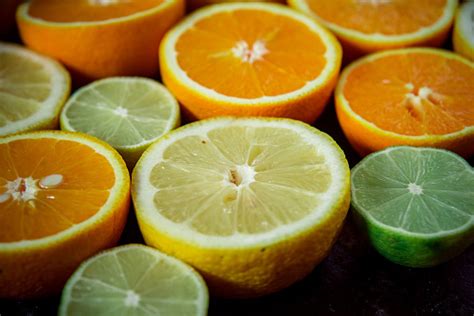 Irisan Buah Jeruk Vitamin Jeruk Jeruk Bali Jeruk Nipis Latar Belakang